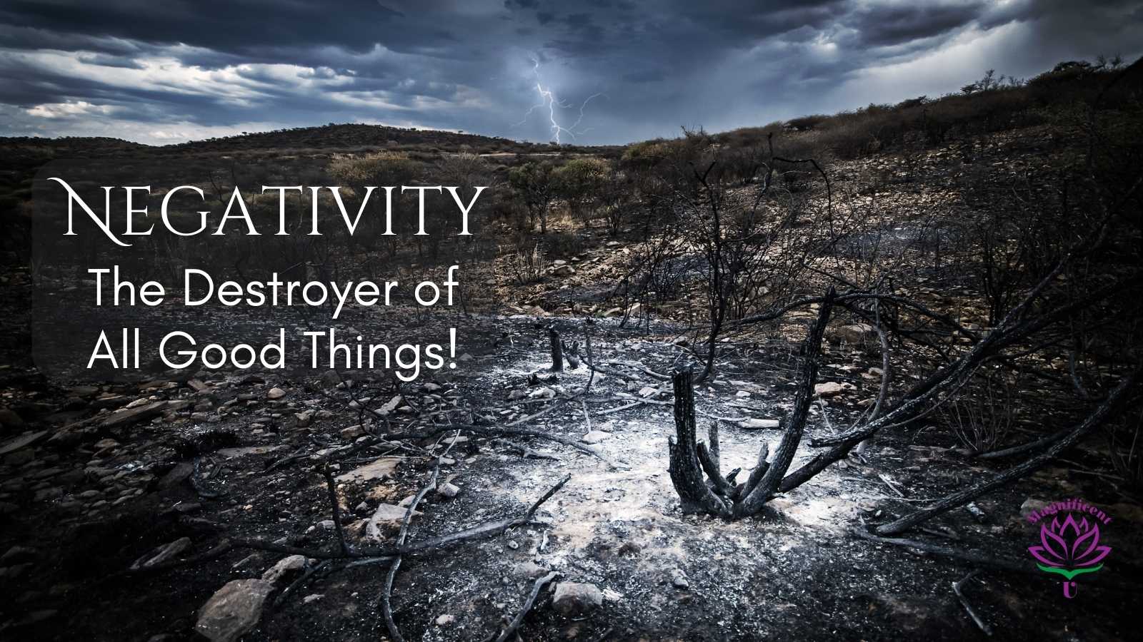 Negativity is the Destroyer of All Good Things